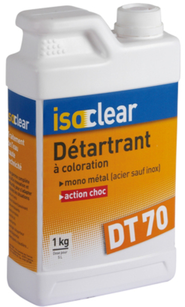 Détartrant acier action choc ISOCLEAR DT70 (bidon 1kg)