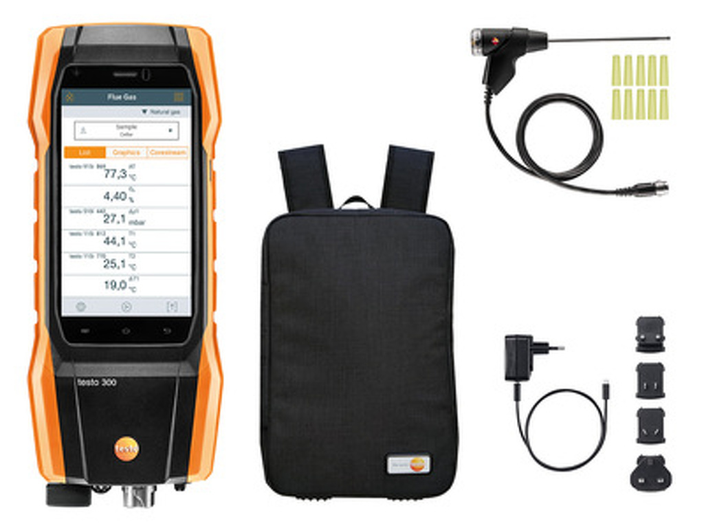 Analyseur de combustion testo 300 initial confort - TESTO - sans ...